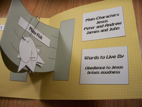 The First Miraculous Catch of Fish – Bible Crafts For Kids